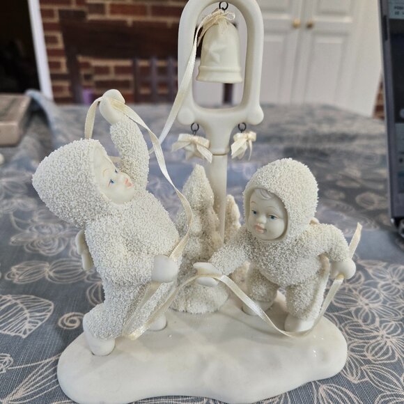 Department 56 | Holiday | Ring The Bell Snow Babies Figurine Dept 56 ...